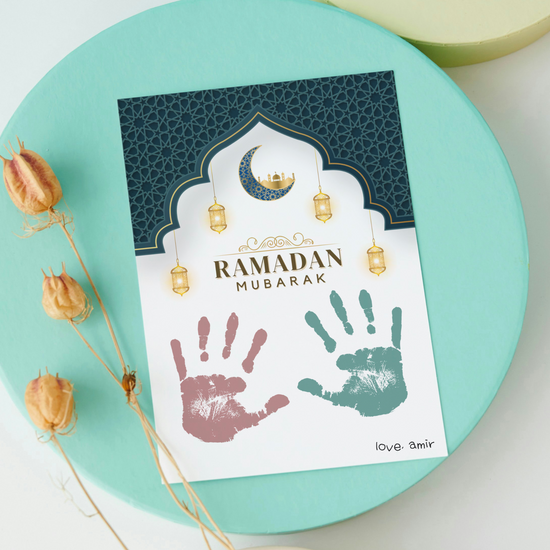 Ramadan Handprint Footprint Crafts Printable, Eid DIY Art Holiday Acti ...