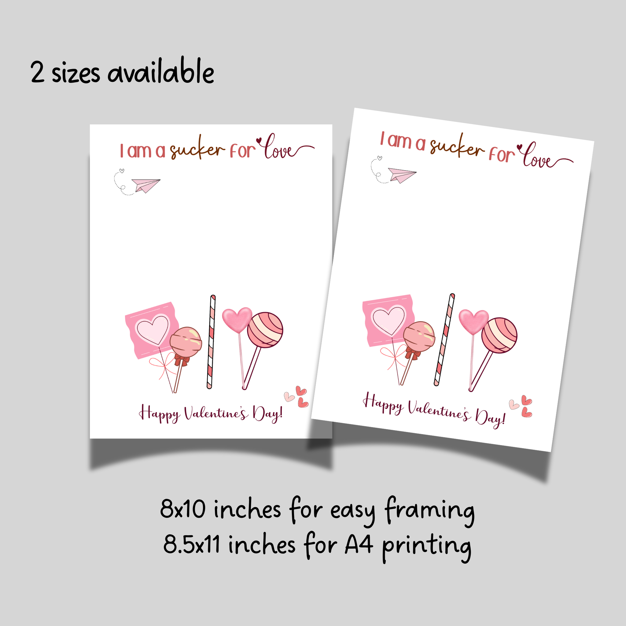 Valentines Day Handprint Holiday Crafts Printable DIY Candy Art for Ki ...