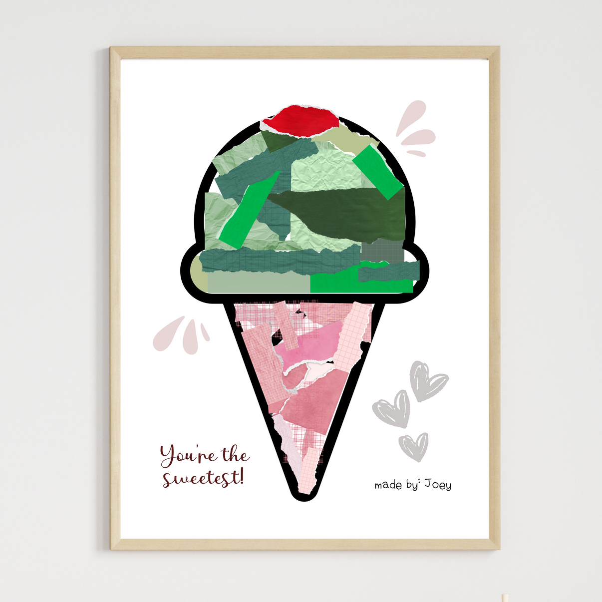 Summer Torn Paper Craft Printable, DIY Art for Kids Coloring Page Acti ...