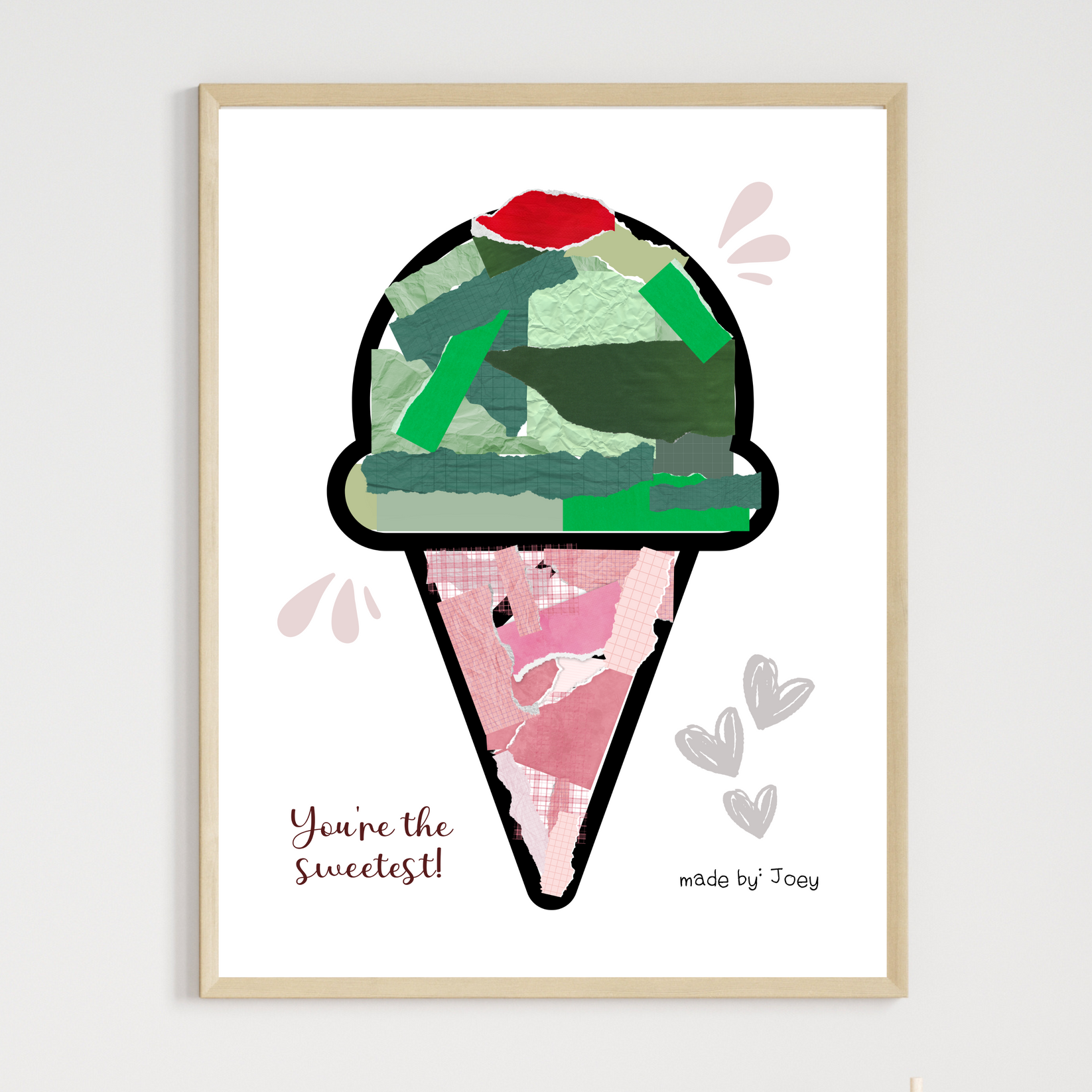 Summer Torn Paper Craft Printable, DIY Art for Kids Coloring Page Acti ...