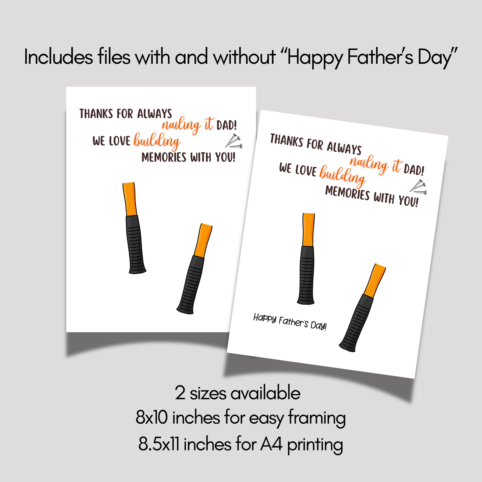 Father's Day Footprint Craft for Kids Printable, Golf Dad Card Art Gif ...
