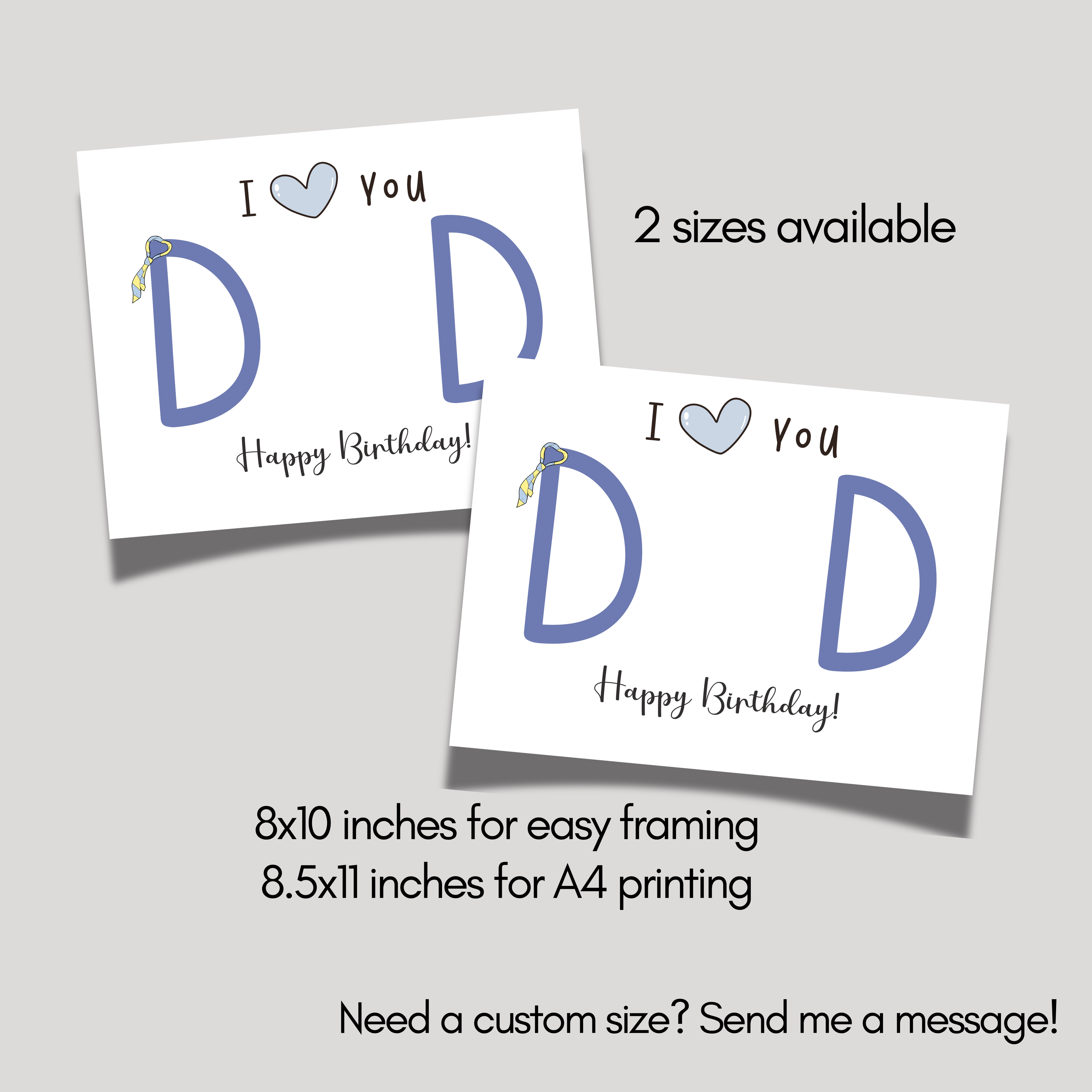 Dad Birthday Gift from Kids Printable, DIY Custom Handprint Craft Card ...