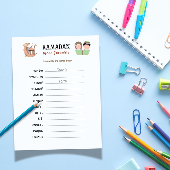 Ramadan Activity Pack Printable Eid Islamic Worksheets for Kids Classr ...