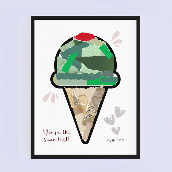 Summer Paper Craft Printable, DIY Wall Art for Kids Activity Keepsake ...