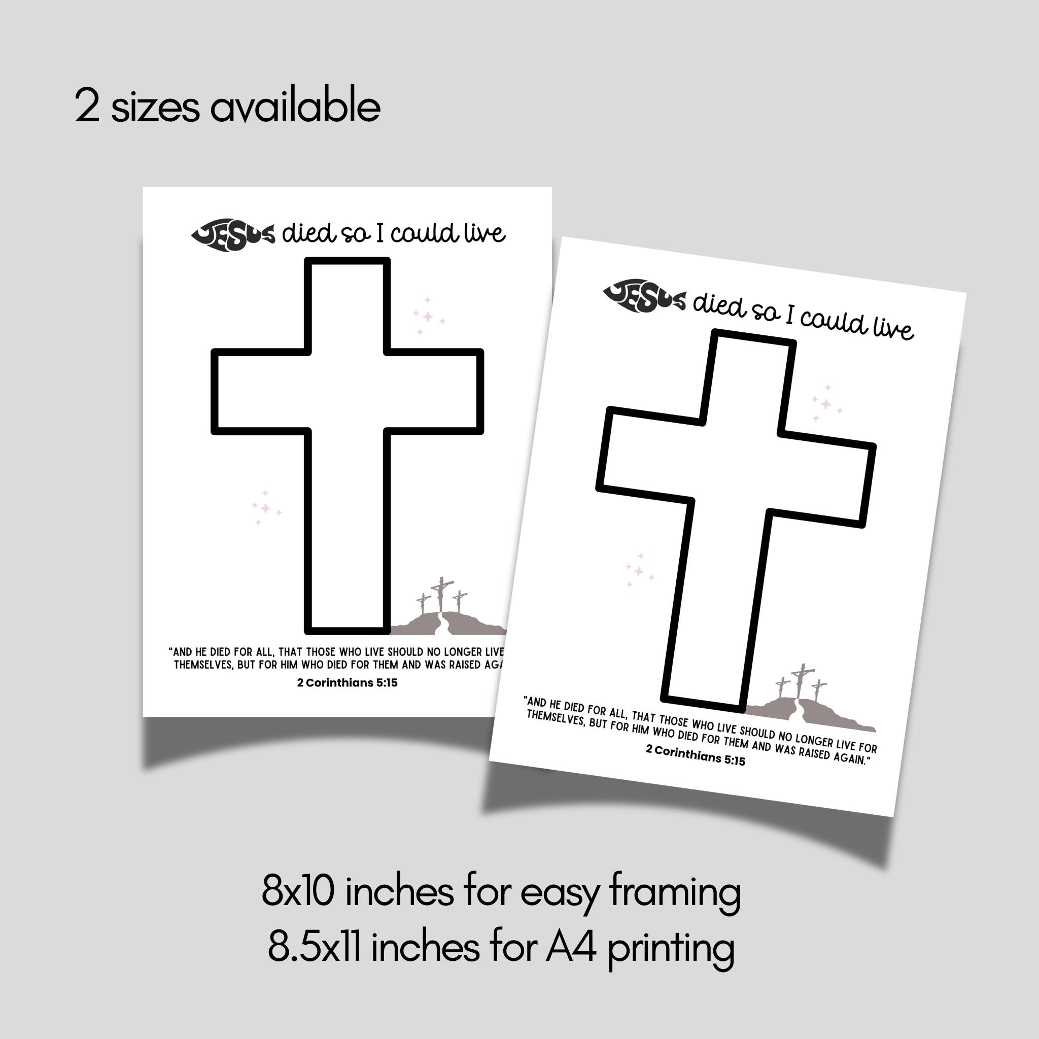 Christian Easter Torn Paper Craft Printable, DIY Keepsake Art for Kids ...