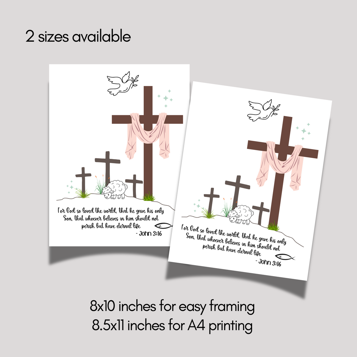Christian Easter Handprint Craft Printable, Religious DIY Art for Kids ...