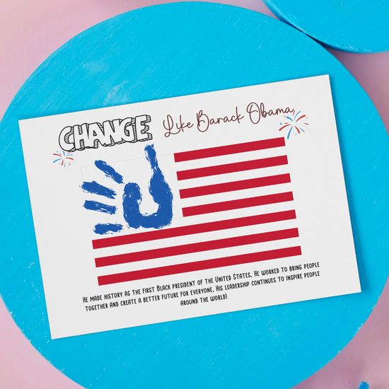 Black History Month Crafts Printable, DIY Handprint Art Kids Activity ...