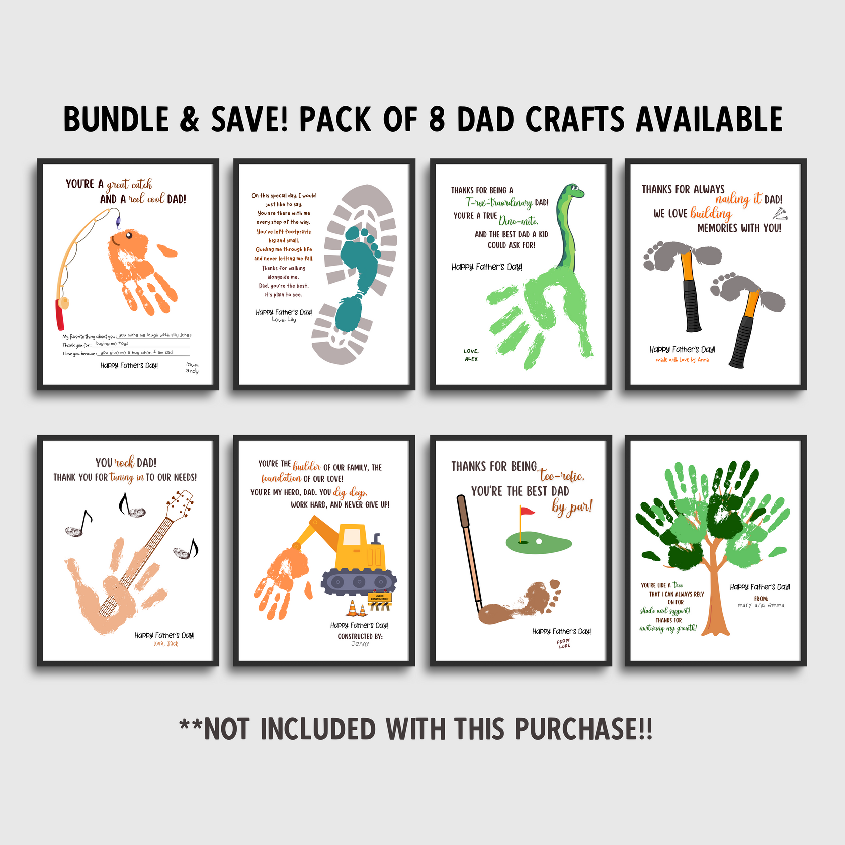 Fathers Day Handprint Craft for Kids Printable, DIY Dad Card Art Perso ...