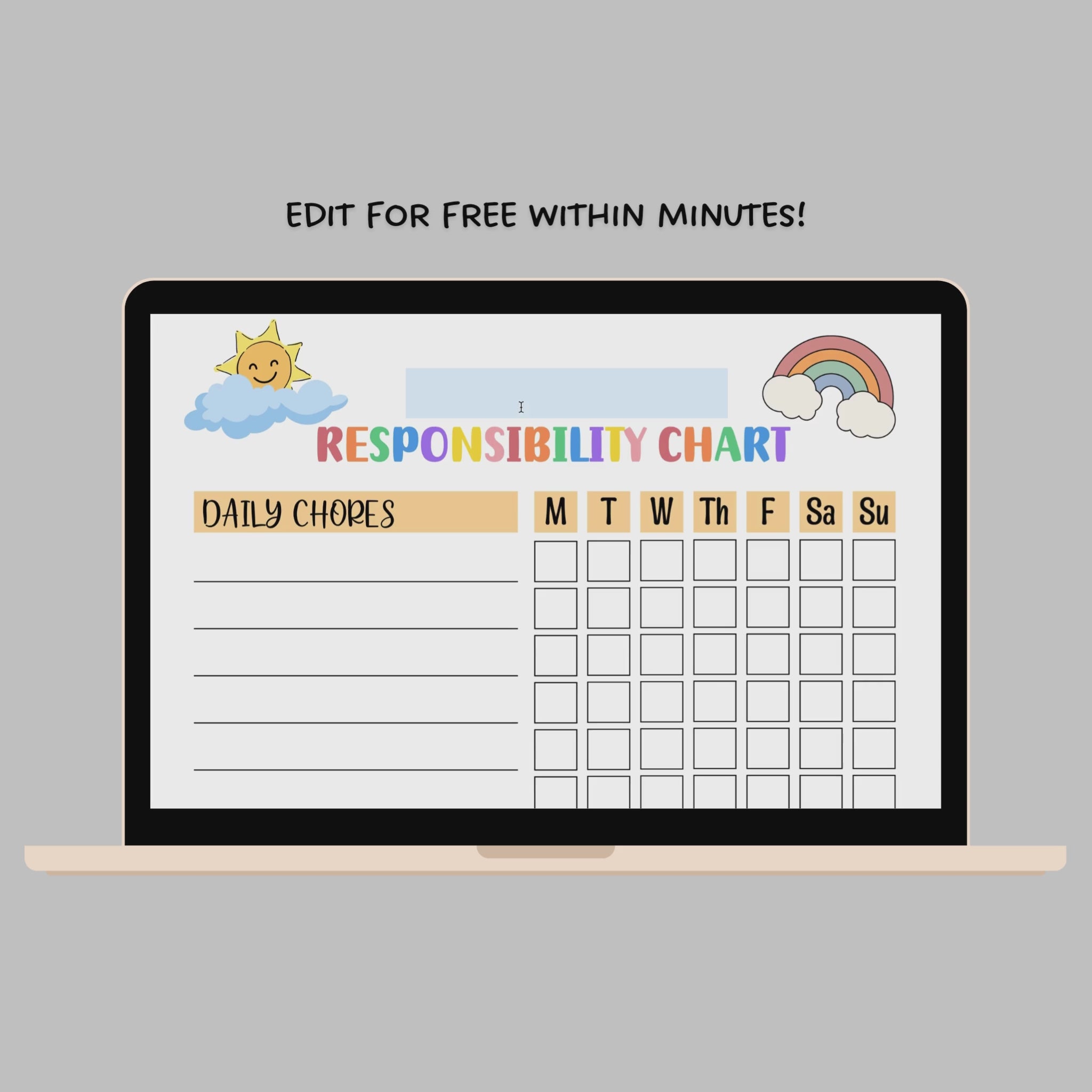 Editable Summer Planner, Printable Chore Charts & Checklists For Kids ...