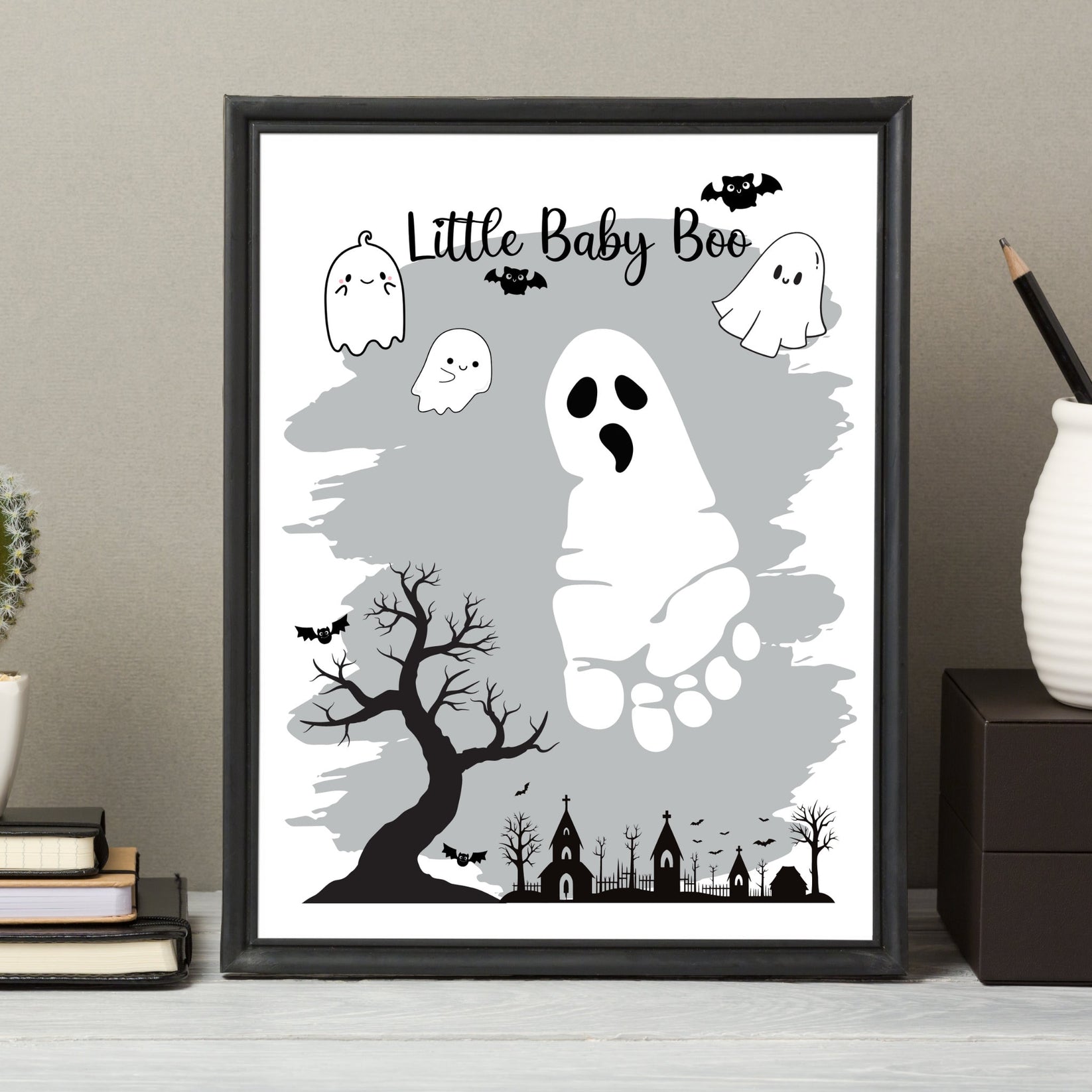 Fall Handprint & Footprint Printable Crafts, DIY Autumn Art For Baby T ...