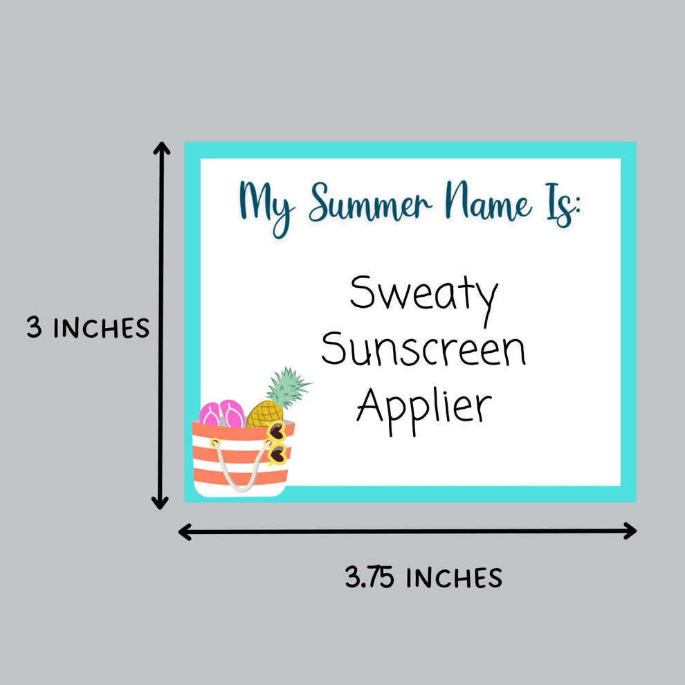 What’s Your Summer Name Game Printable, Icebreaker Activity – Scribbled LLC