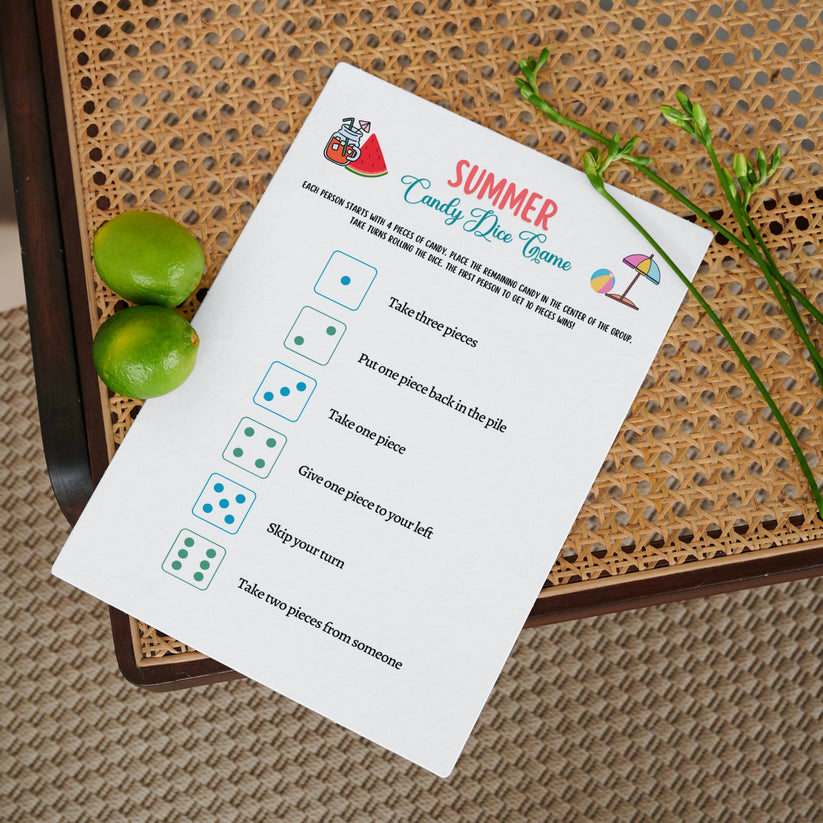 Summertime Games Printable, Fun Summer Party Activity Adult & Kids ...