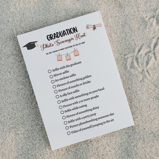 Graduation Party Games Printable, Grad Day Activity Ideas – Scribbled LLC