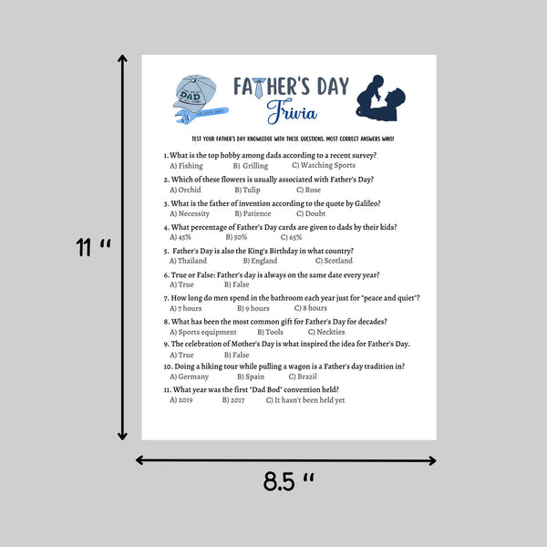 Fathers Day Game Bundle Kids & Adults, Party Activity Ideas – Scribbled LLC