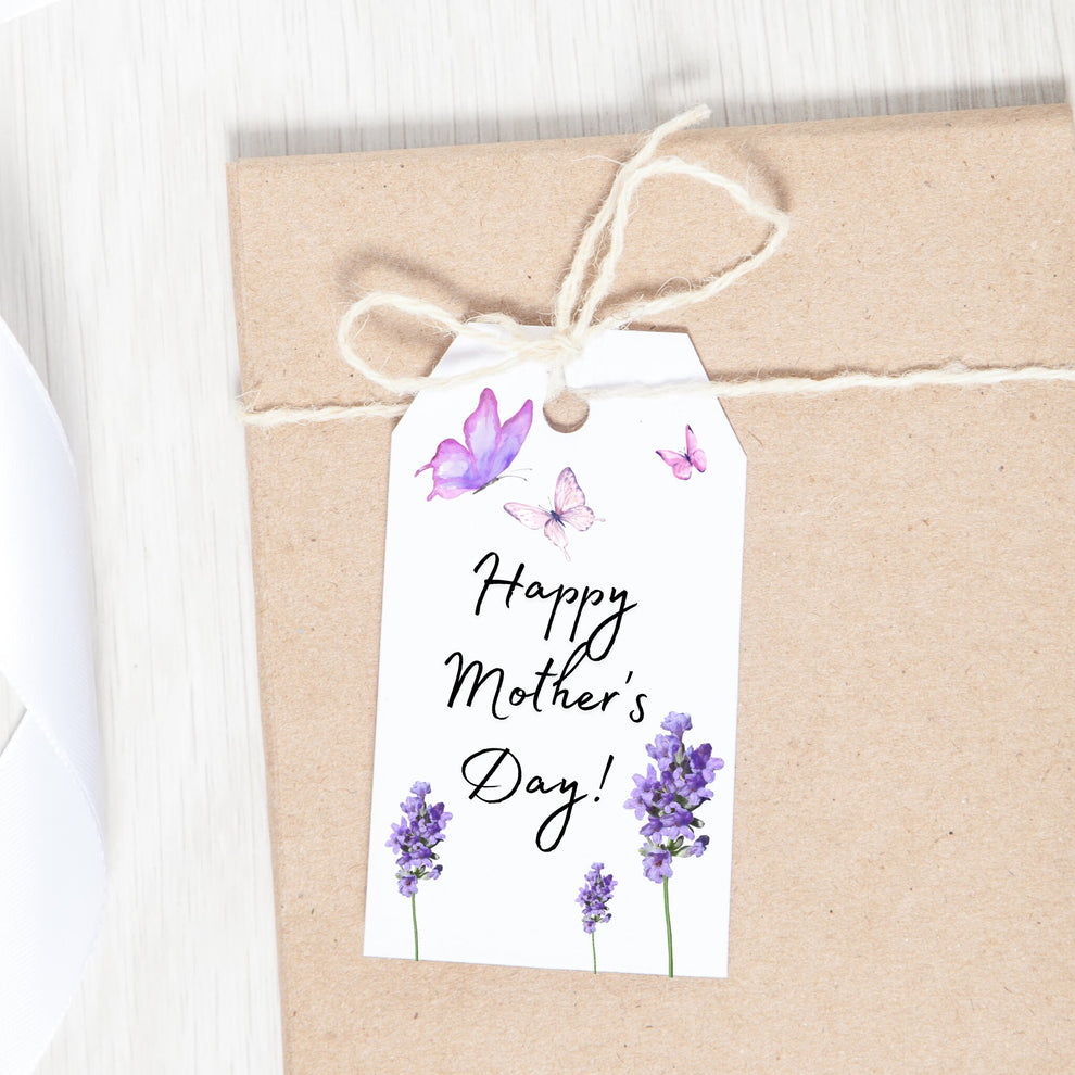 Happy Mother’s Day Floral Gift Tags Printable – Scribbled LLC