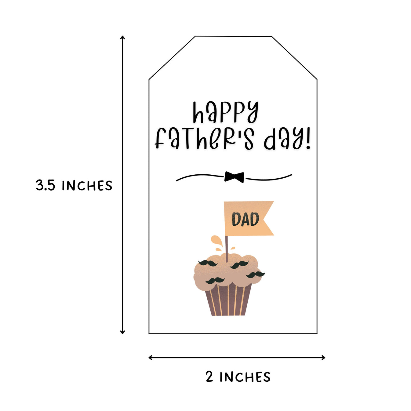 Happy Father's Day Gift Tags Printable, Gift For Dad – Scribbled LLC