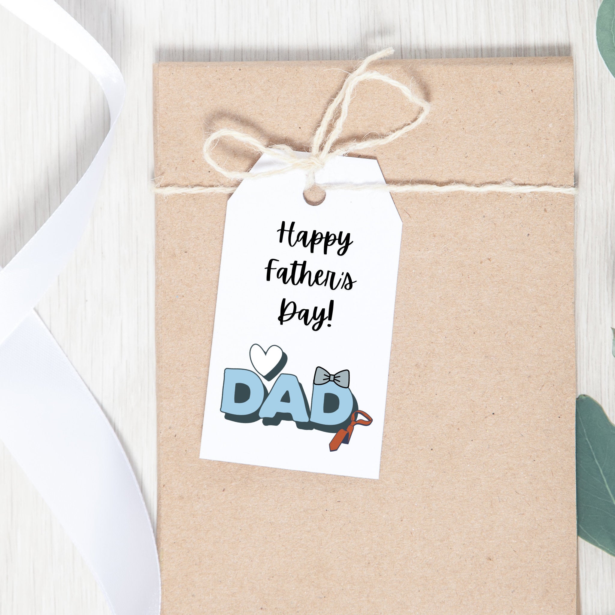 Happy Father's Day Gift Tags Printable, Gift For Dad – Scribbled LLC