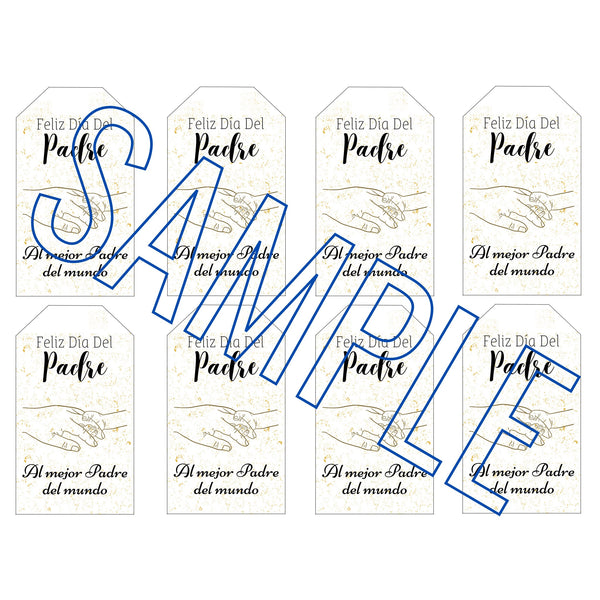Spanish Happy Fathers Day Gift Favor Tag Printable – Scribbled LLC