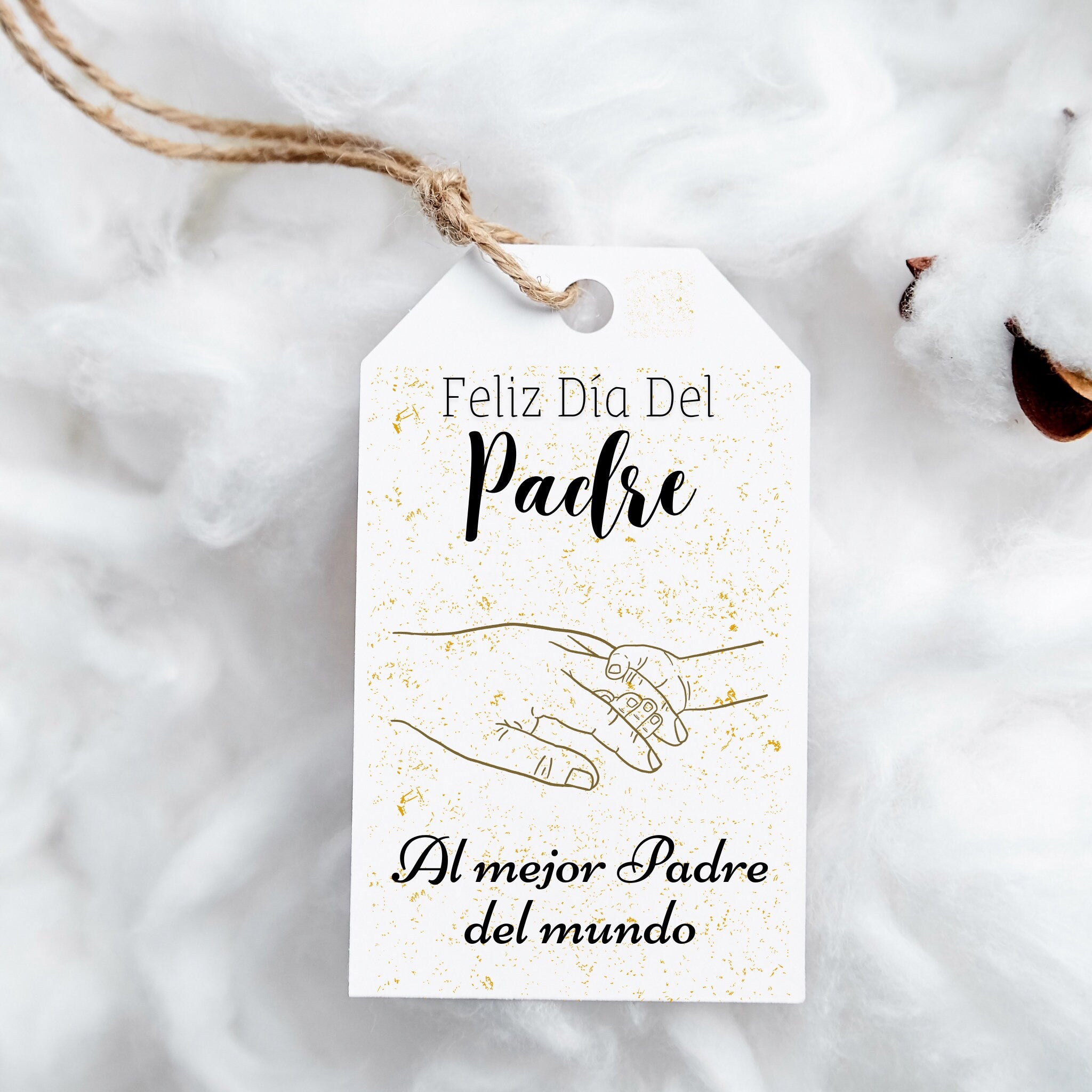 Spanish Happy Fathers Day Gift Favor Tag Printable – Scribbled LLC