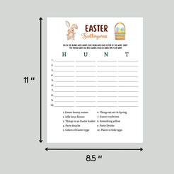 Easter Scattergories Game Printable, Party Activity for Kids & Adults ...